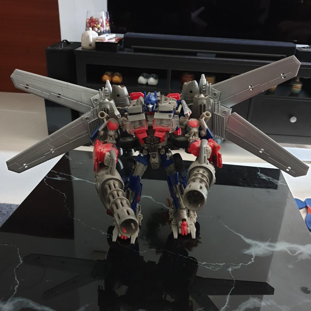 Takara DA-15 Dark of the Moon Jetwing Optimus Prime, Hobbies & Toys ...