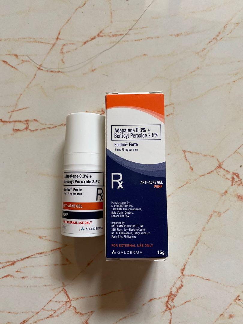 Epiduo forte gel brand new 15g, Beauty & Personal Care, Face, Face Care ...