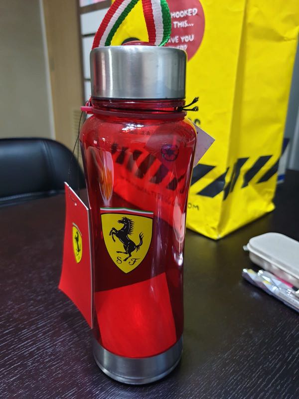 Ferrari Water Bottle, Home Appliances, Kitchenware on Carousell