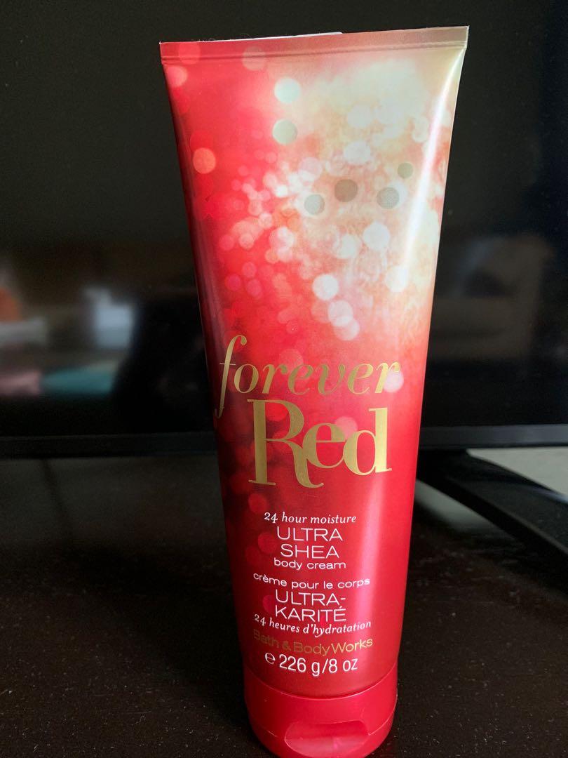 Forever Red Bath & Body Works Body Lotion, Beauty & Personal Care, Bath ...