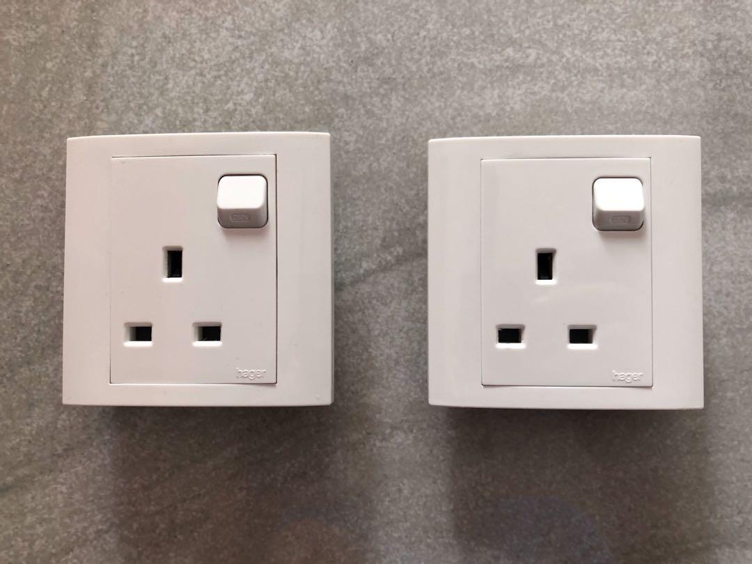 Hagar Electrical Wall Socket, TV & Home Appliances, Electrical ...