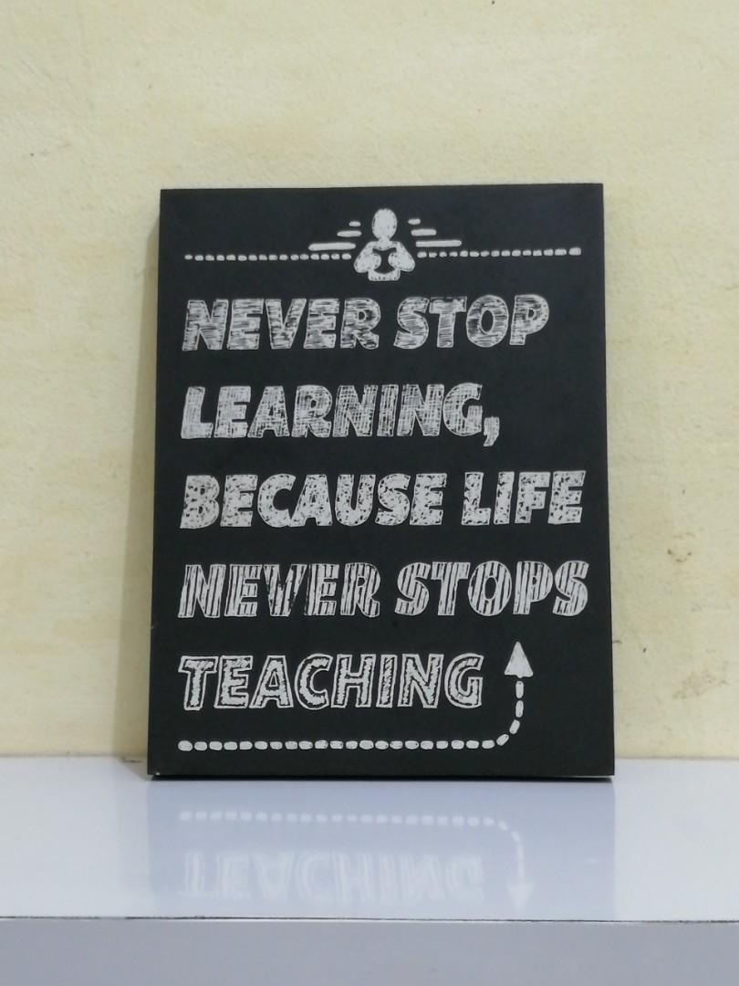 Hiasan Dinding Poster Kayu, Perabotan Rumah di Carousell