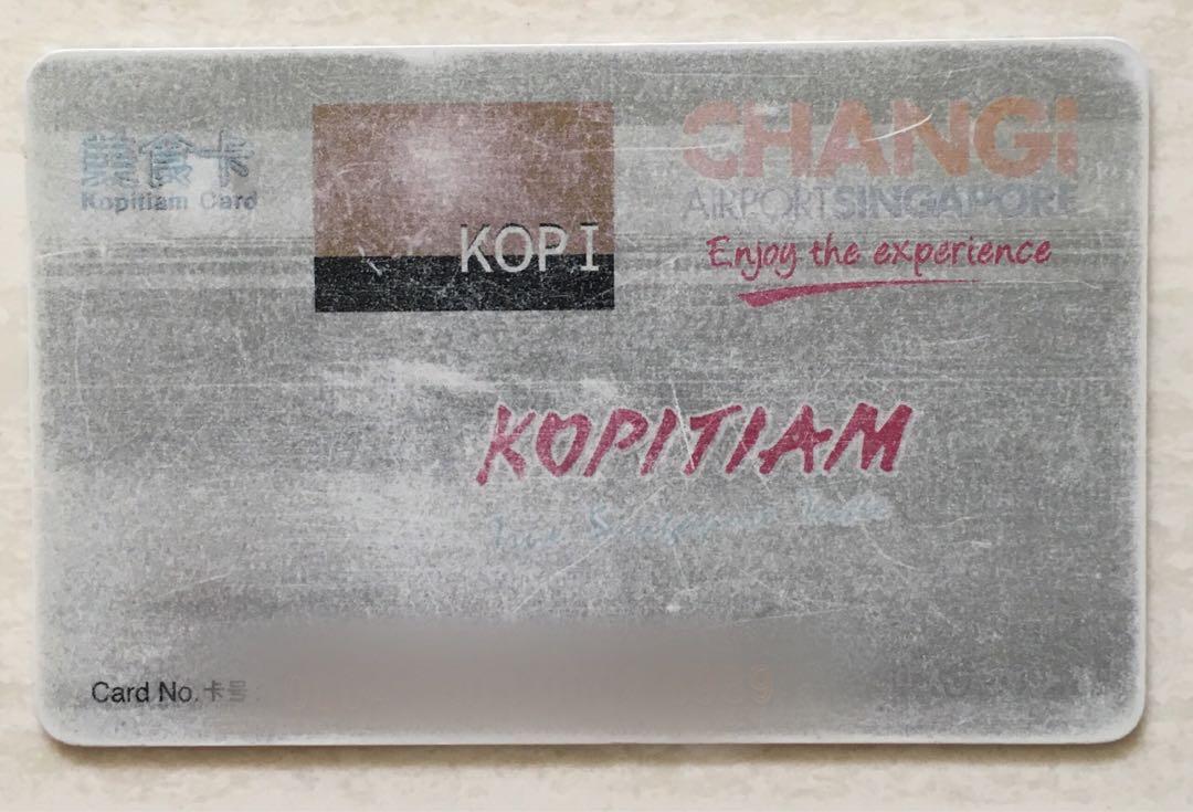KOPITIAM card CHANGI, Tickets & Vouchers, Vouchers on Carousell