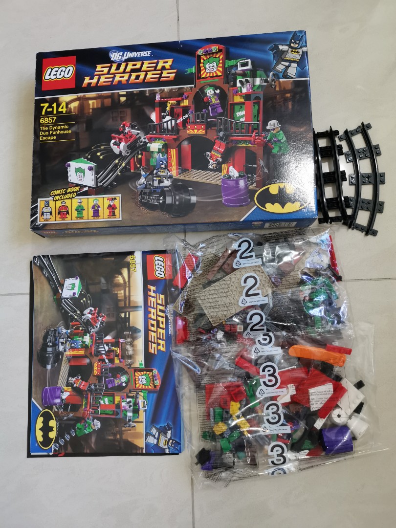 LEGO - 6857 Batman (Loose set, no minifigures and batman bike), Toys ...