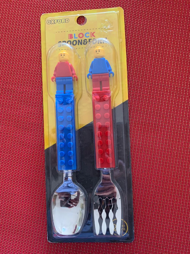 LEGO fork and spoon 24M+, Babies & Kids, Nursing & Feeding, Weaning ...
