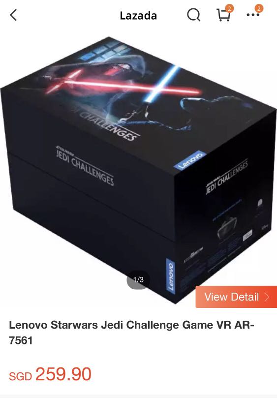Lenovo Star Wars: Jedi Challenges, Smartphone Powered Augmented Reality Experience, Video Gaming ...