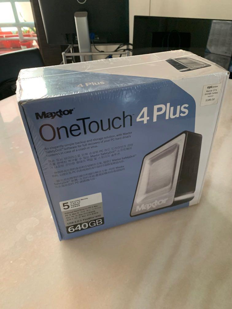 Maxtor onetouch 4 plus 640GB, Computers & Tech, Parts & Accessories ...