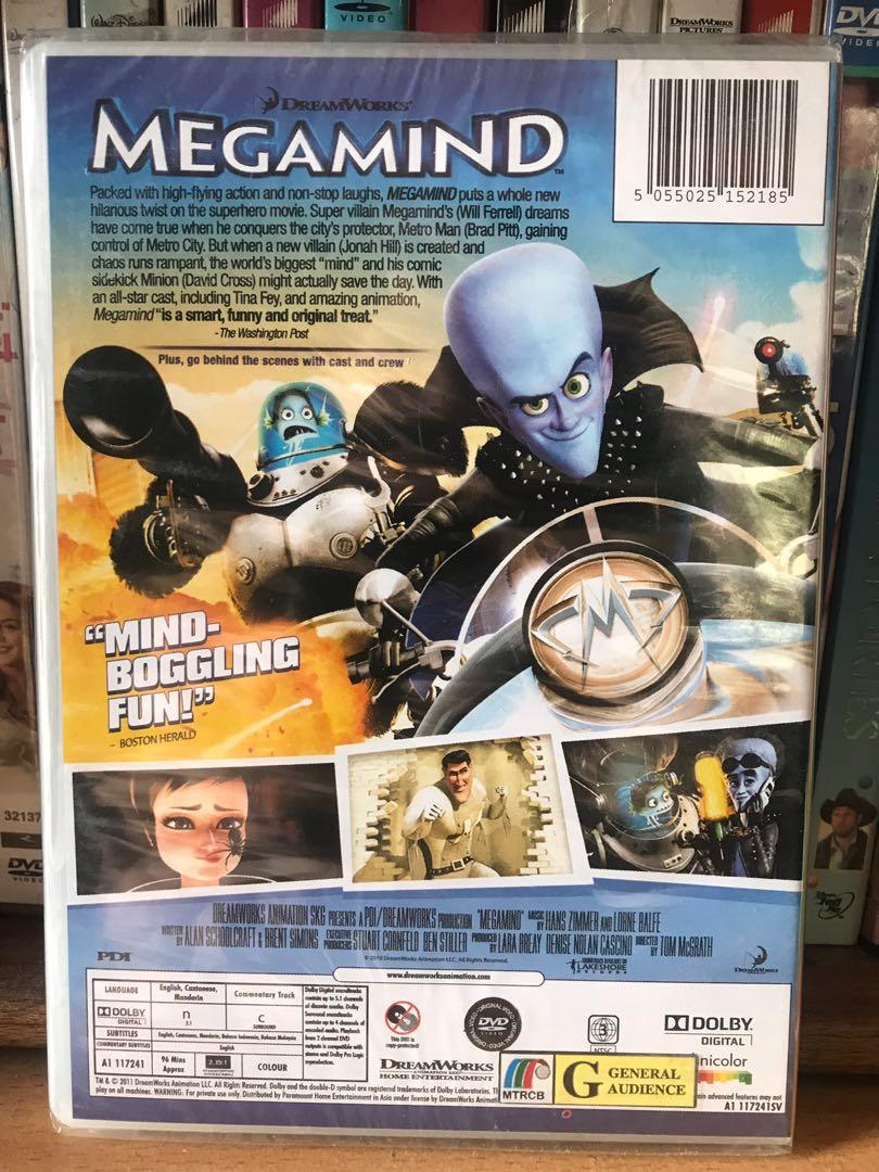 Megamind DVD movie, Hobbies & Toys, Music & Media, Music Accessories on ...