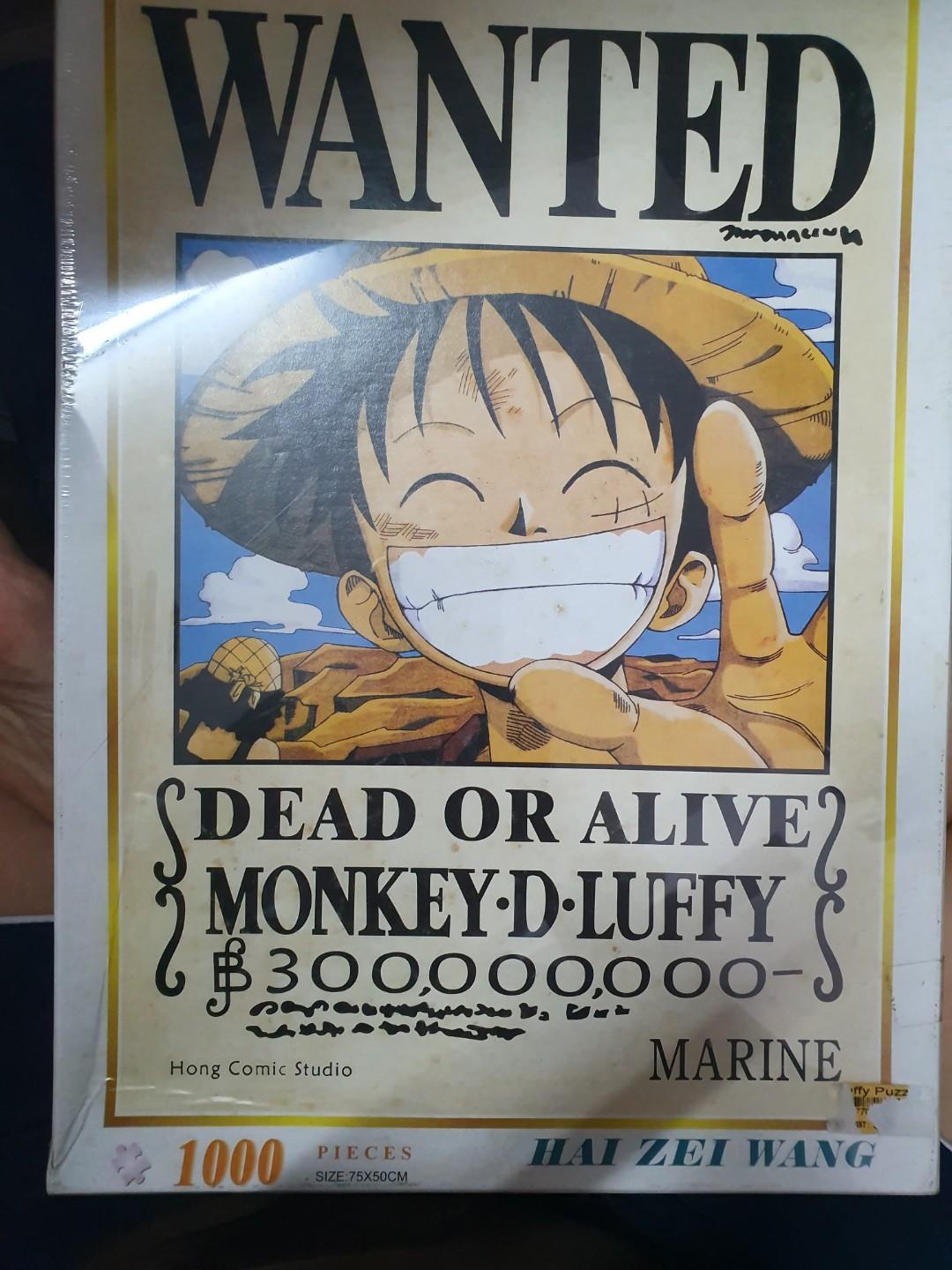 Monkey D Luffy puzzle 1000 pieces, Hobbies & Toys, Memorabilia ...