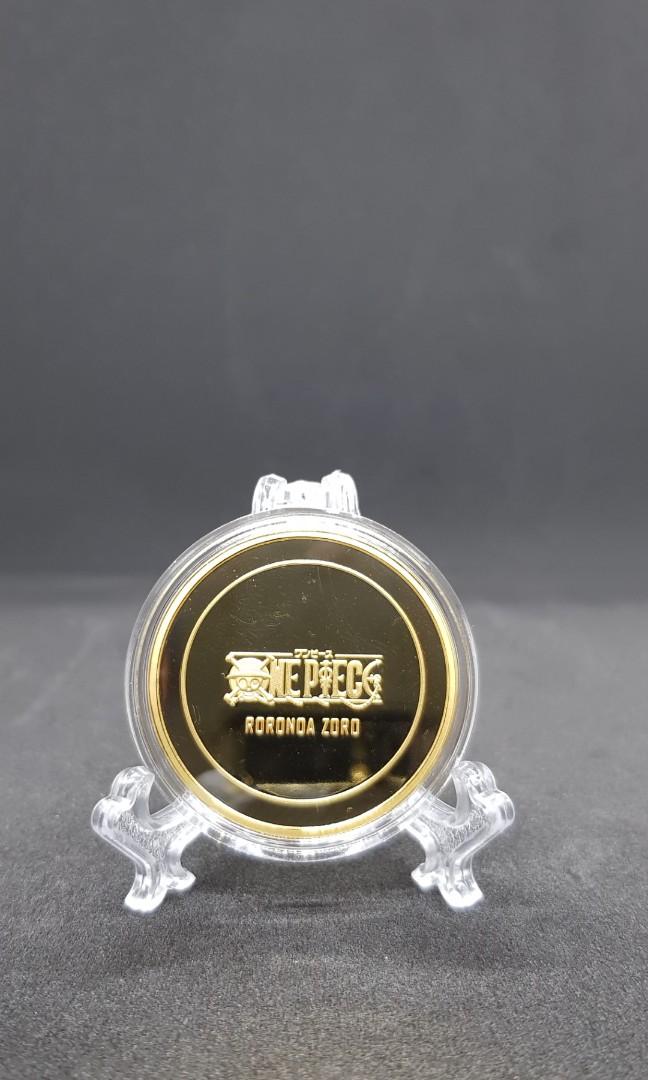 One Piece Luffy & Zoro Gold Coin, Hobbies & Toys, Memorabilia ...