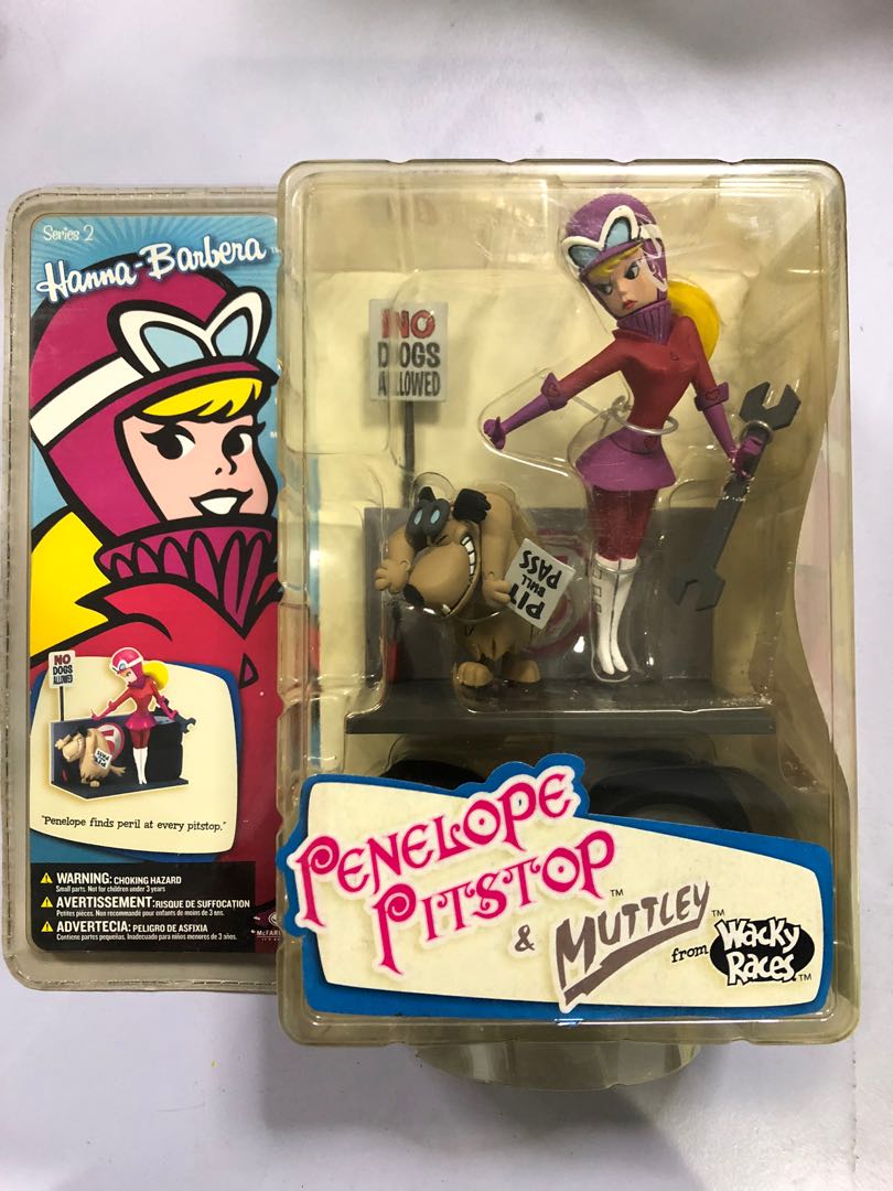 Penelope Pitstop & Muttley, Hobbies & Toys, Toys & Games on Carousell