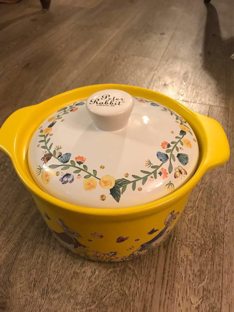 Peter Rabbit Clay pot, Furniture & Home Living, Kitchenware & Tableware ...