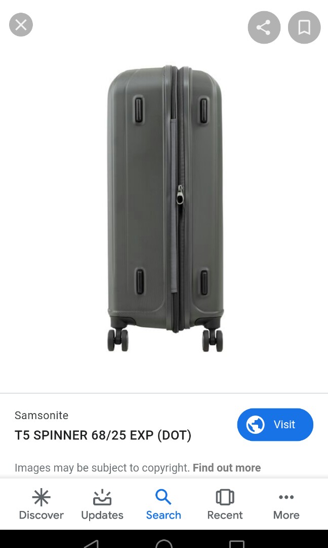 Samsonite spinner T5 68 with built in scale. Red. Brand new. 10 years warranty from 18 Jan 2020 ...