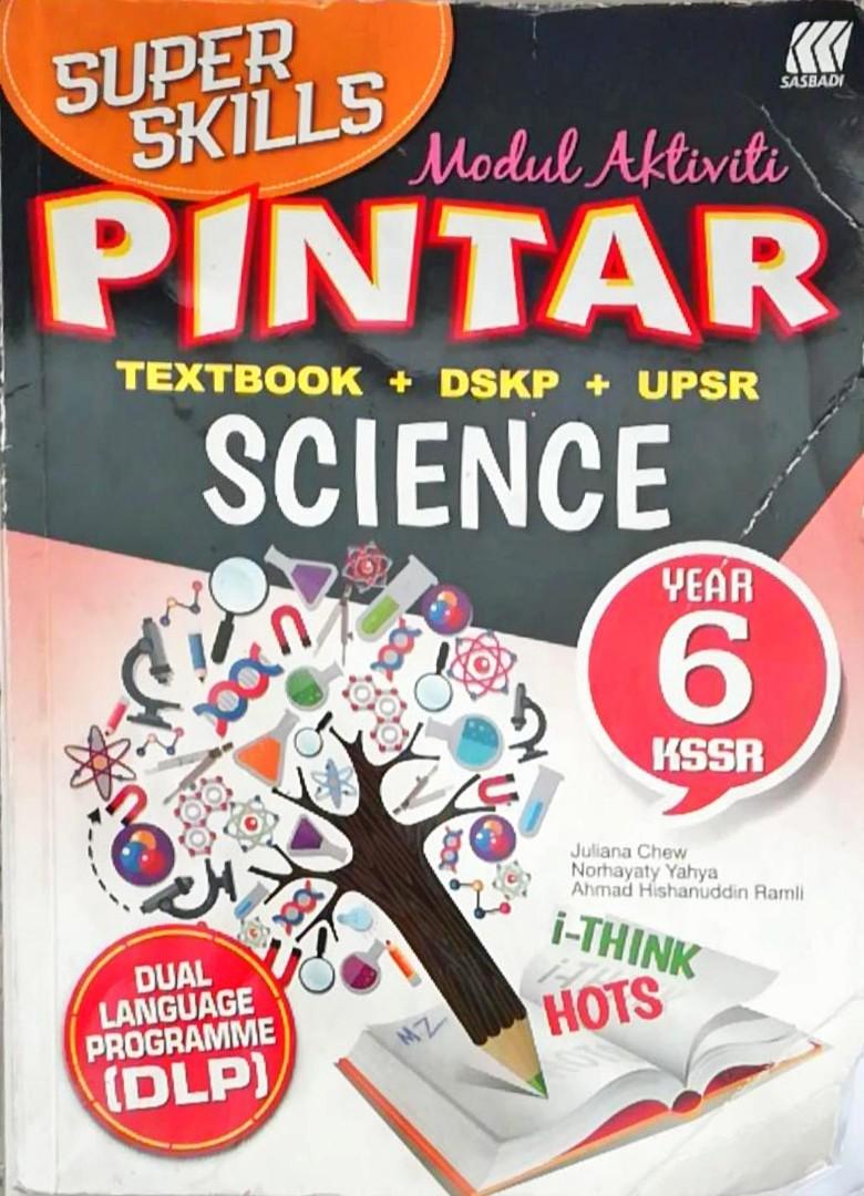Science pintar year 6 KSSR textbook + DSKP + UPSR book, Hobbies & Toys ...