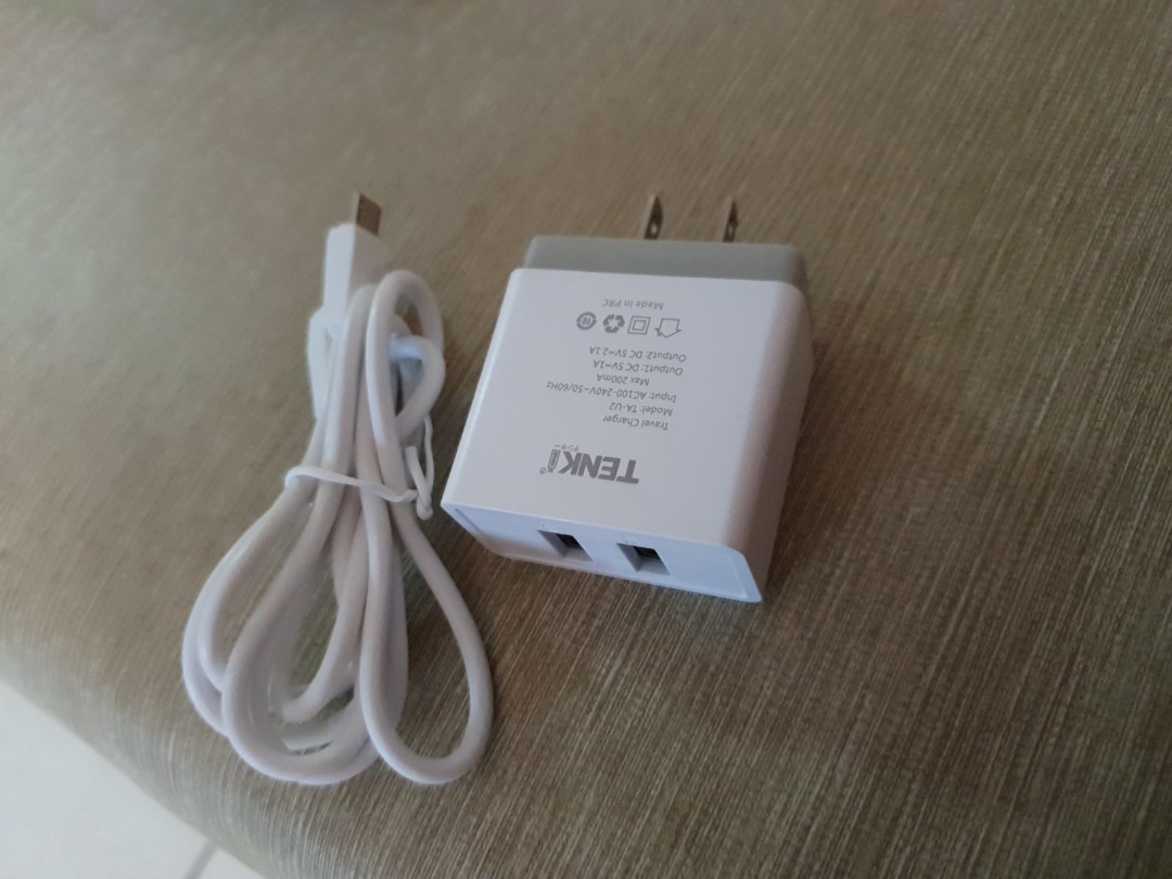 Tenki travel charger, dual USB charger, Computers & Tech, Parts ...