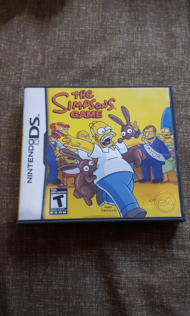 The Simpsons - DS game, Video Gaming, Video Games, PlayStation on Carousell