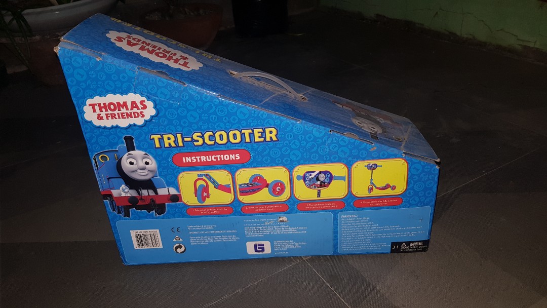 Thomas Train 3-wheeled Scooter, Hobbies & Toys, Toys & Games on Carousell