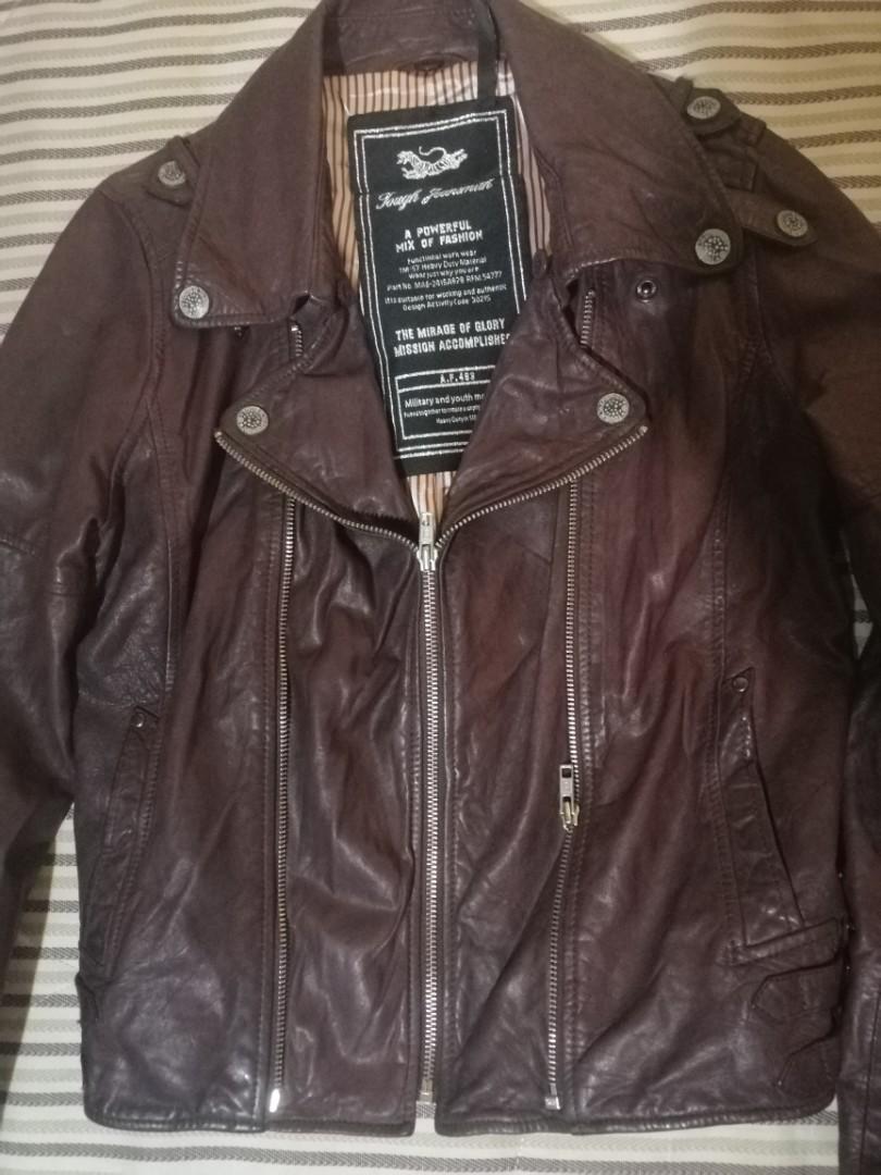 Tough jeansmith tough ladies leather jacket, Women's Fashion, Coats ...