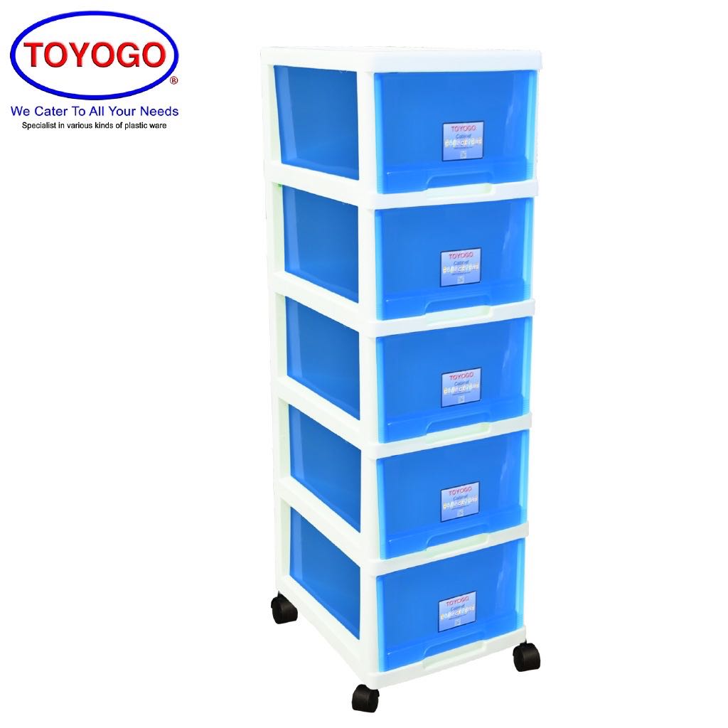 Toyogo Plastic Storage Drawers, Furniture & Home Living, Home ...