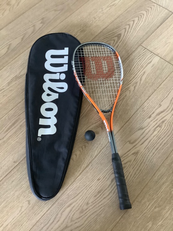 Wilson Squash Racket, Sports Equipment, Sports & Games, Racket & Ball ...