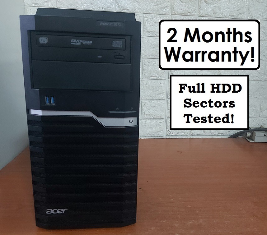 [Workstation Xeon CPU] Acer VT P130 F3: 16GB RAM! Quad Core 8 Threads ...