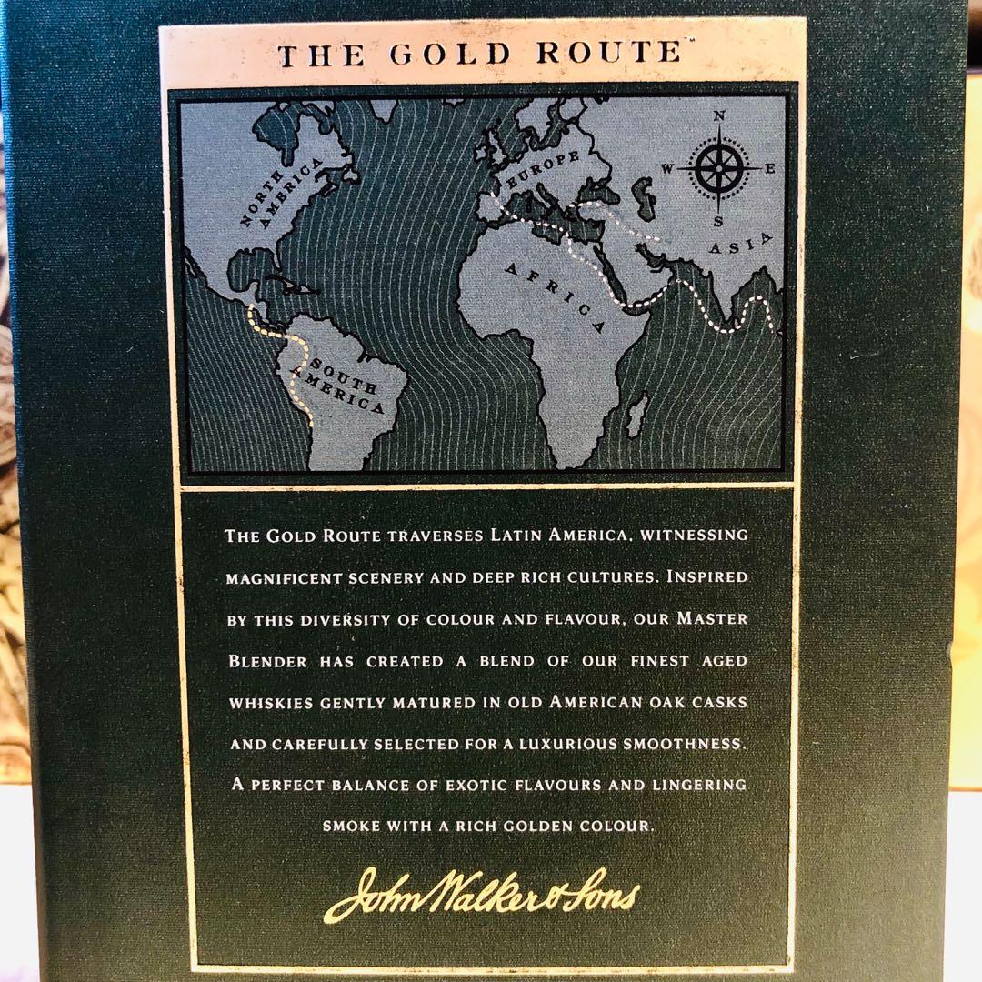 1L Gold Route Johnnie Walker Explorer Series w Box 1000ml, Food ...