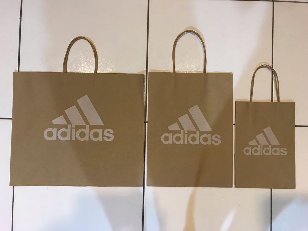 Adidas Paper Bags, Luxury, Bags & Wallets on Carousell