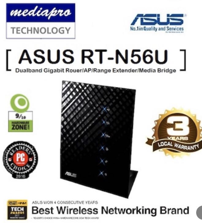 Asus RT-N56U Router, Computers & Tech, Parts & Accessories, Networking ...