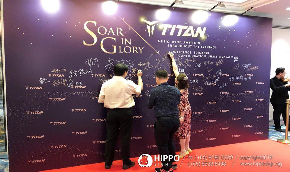 Backdrop event signage , Hobbies & Toys, Stationery & Craft, Occasions ...