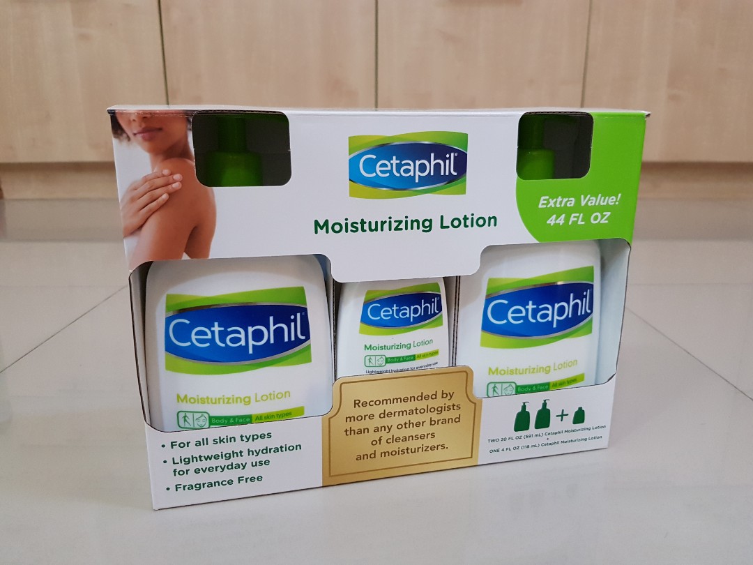 Cetaphil Moisturizing Lotion (Box of 3), Beauty & Personal Care, Face ...