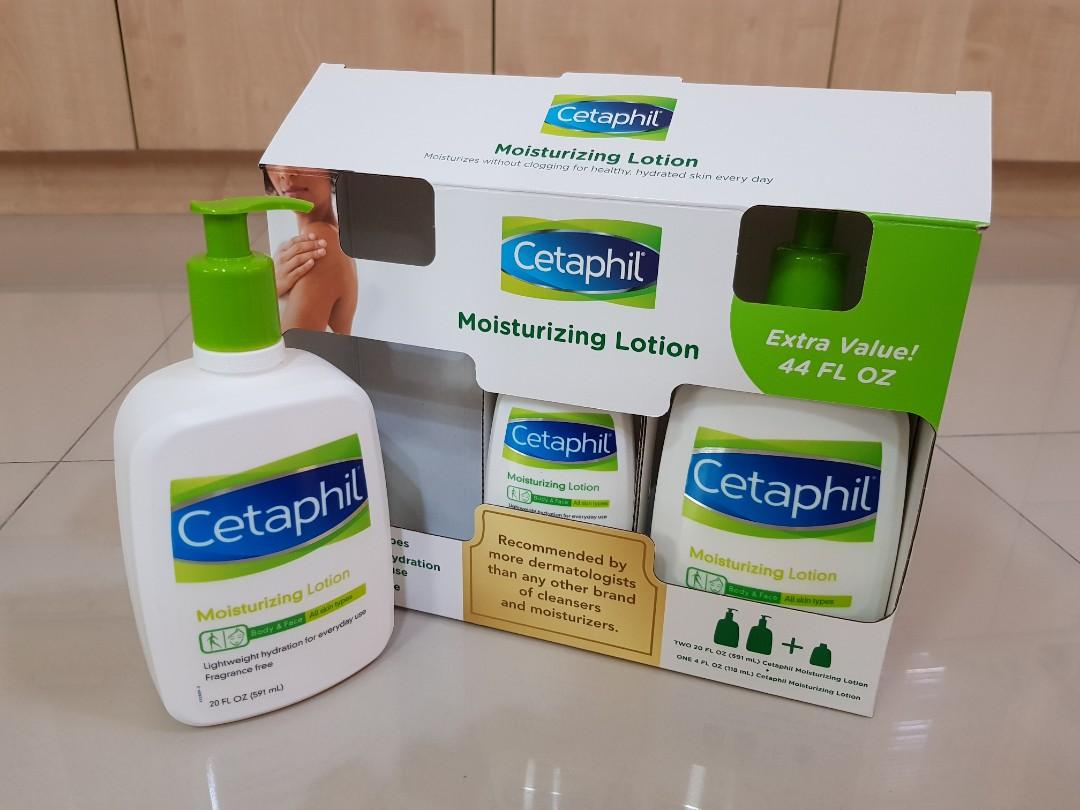 Cetaphil Moisturizing Lotion (Box of 3), Beauty & Personal Care, Face ...
