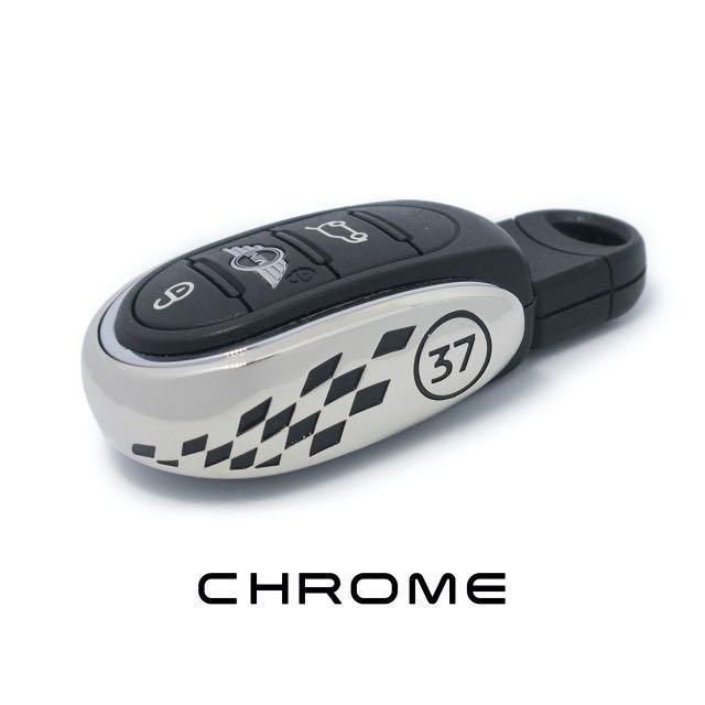 Chrome Alloy Metal Key Fob Case for MINI Cooper F54/F55/F56/F57/F60 ...