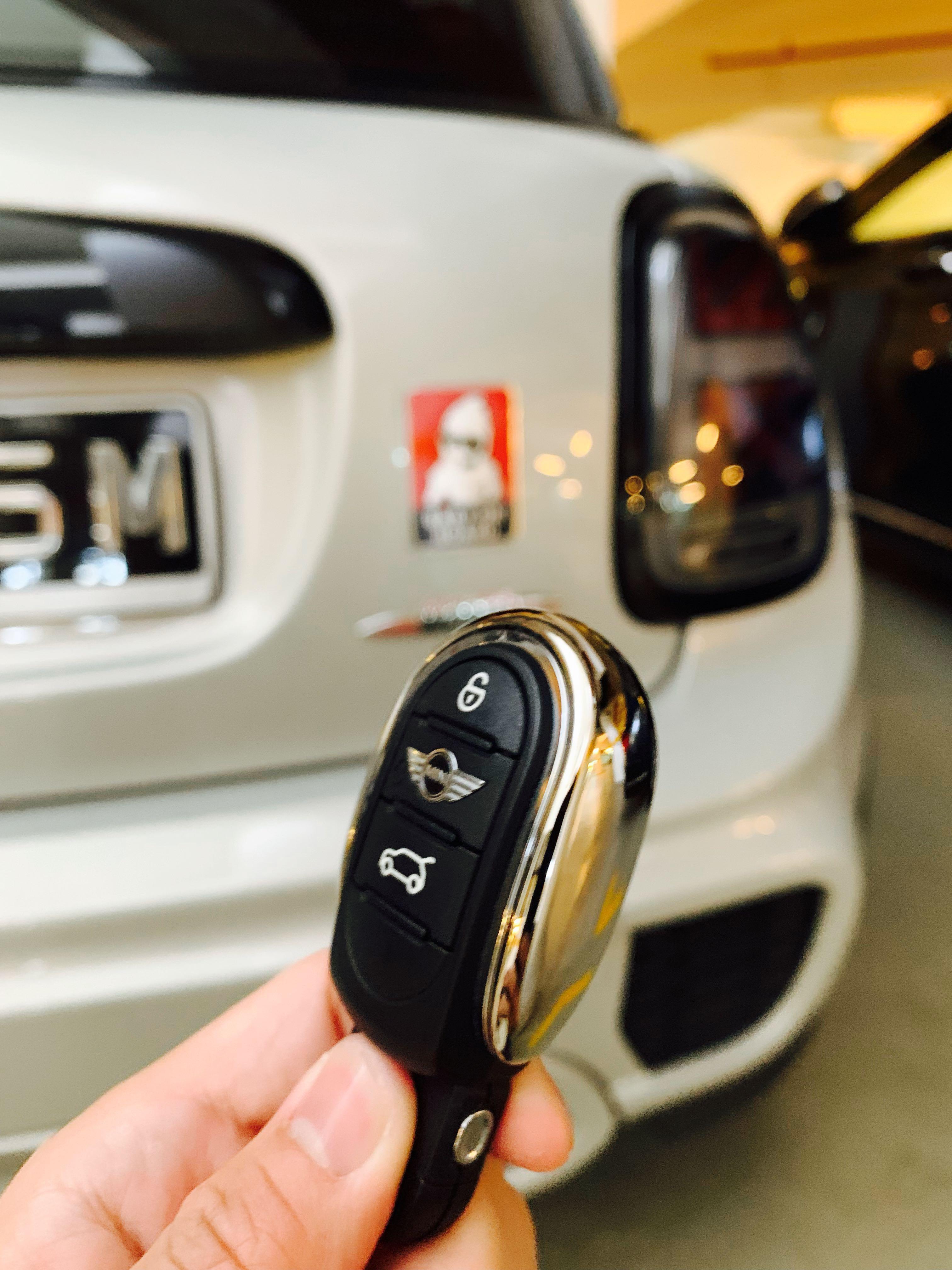 Chrome Alloy Metal Key Fob Case for MINI Cooper F54/F55/F56/F57/F60 ...