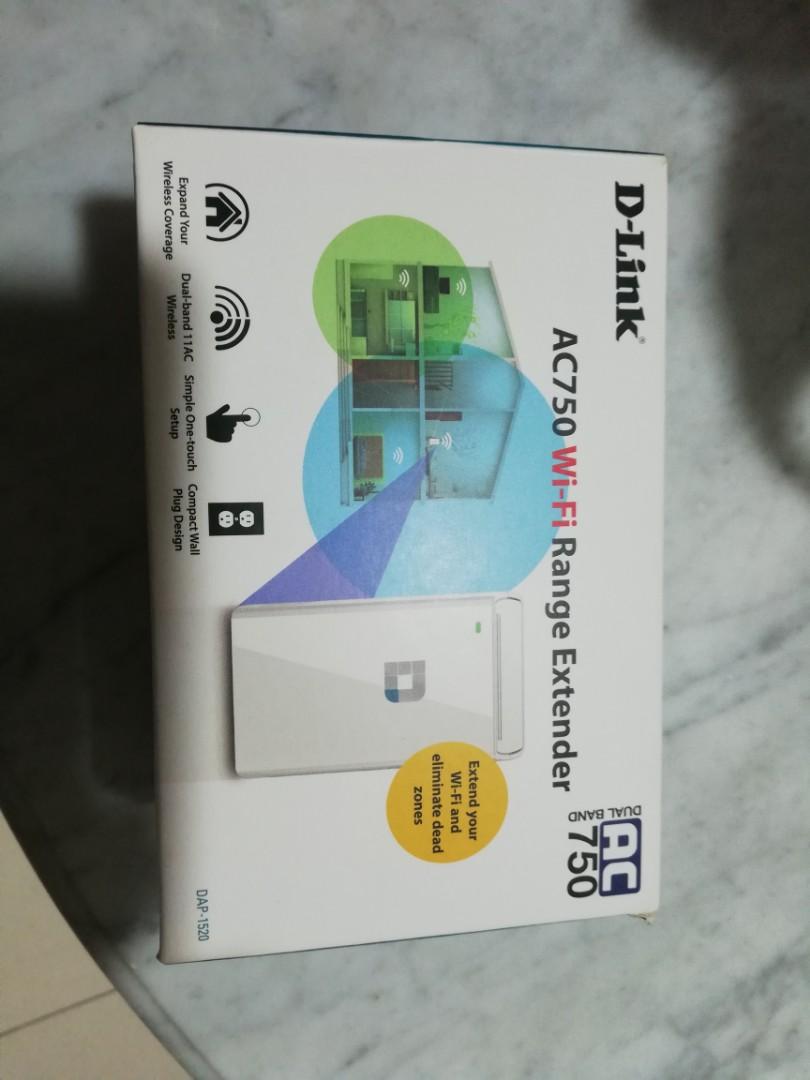 D link AC750 WiFi extender, Computers & Tech, Parts & Accessories ...