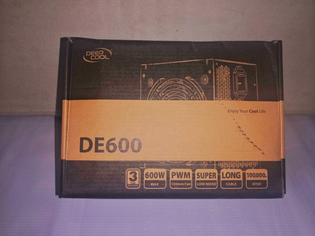 DEEPCOOL DE600 600W GAMING POWER SUPPLY, Computers & Tech, Parts ...