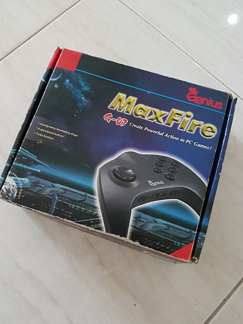 Genius MaxFire G-07 PC Game Controller, Video Gaming, Gaming Accessories, Controllers on Carousell
