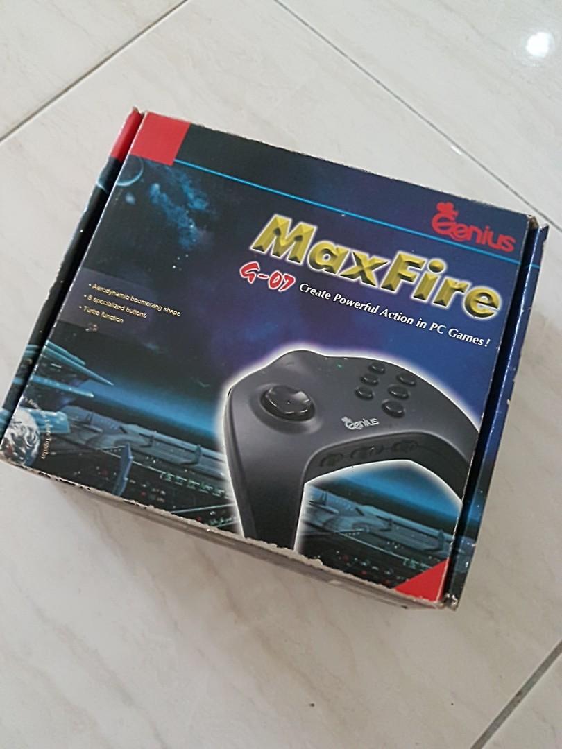 Genius MaxFire G-07 PC Game Controller, Video Gaming, Gaming ...