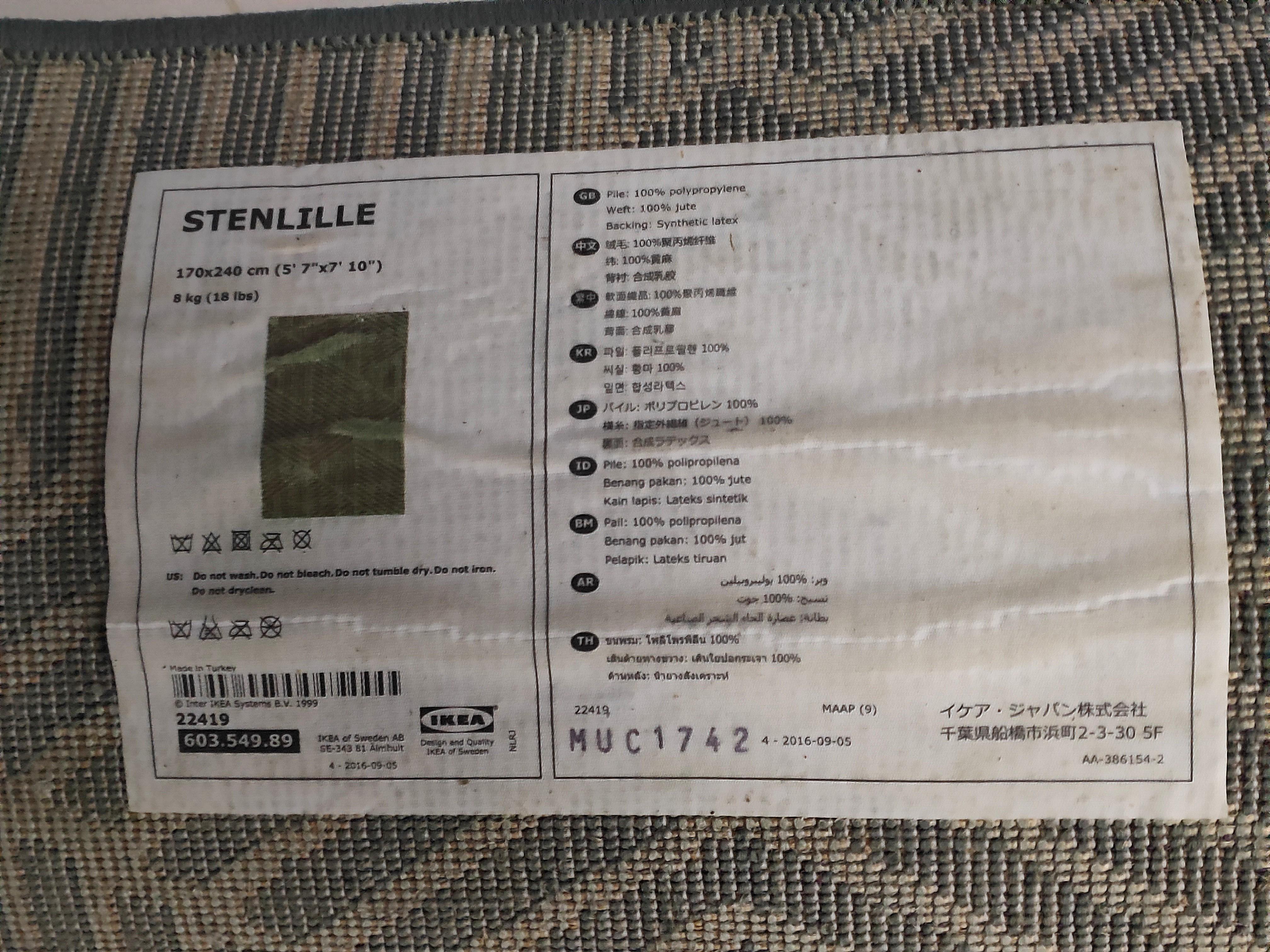 IKEA rug, Furniture & Home Living, Home Decor, Carpets, Mats & Flooring ...