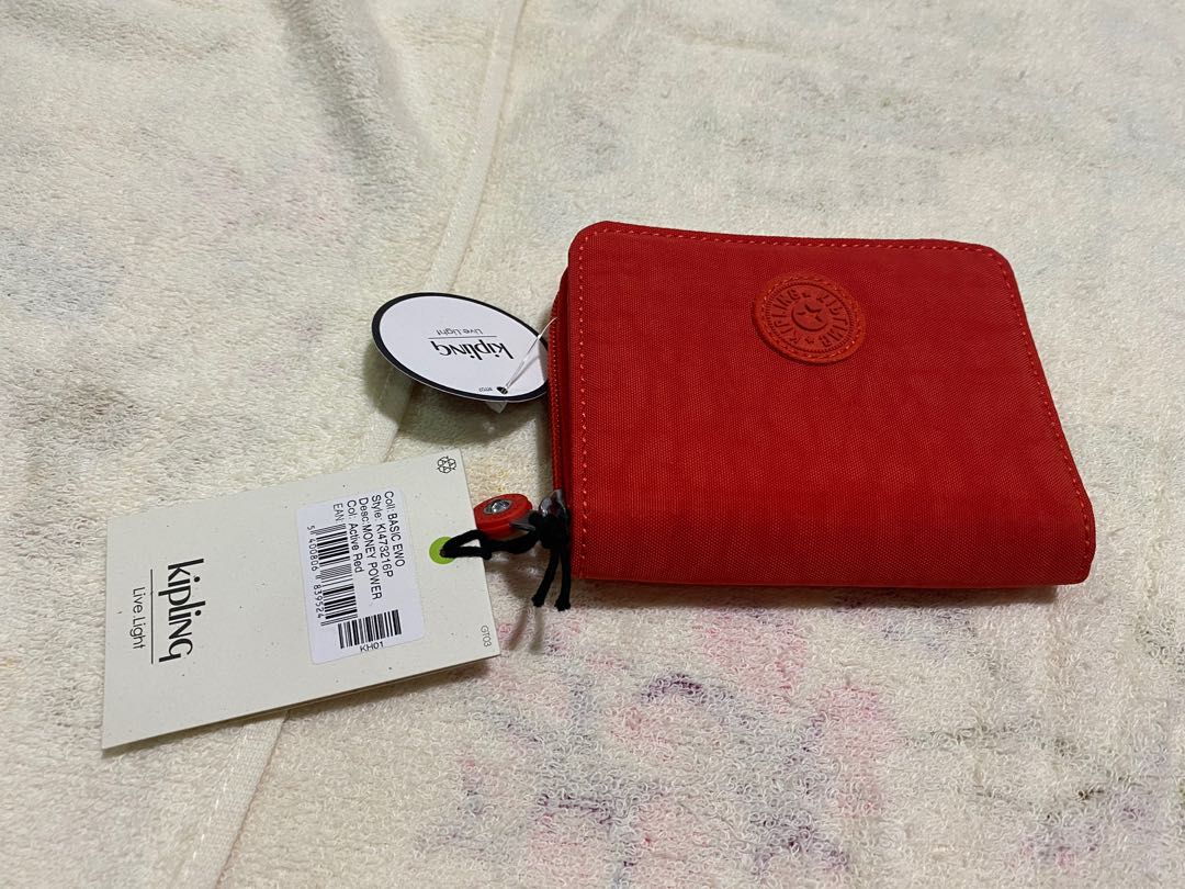 Kipling short wallet ( Red - bifold), Women's Fashion, Bags & Wallets ...