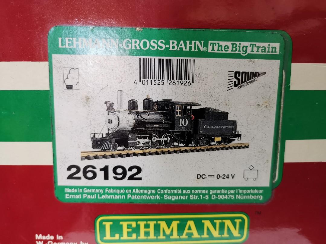LGB G Scale 26192 C&S Mogul 10 with Sound, Hobbies & Toys, Toys & Games ...