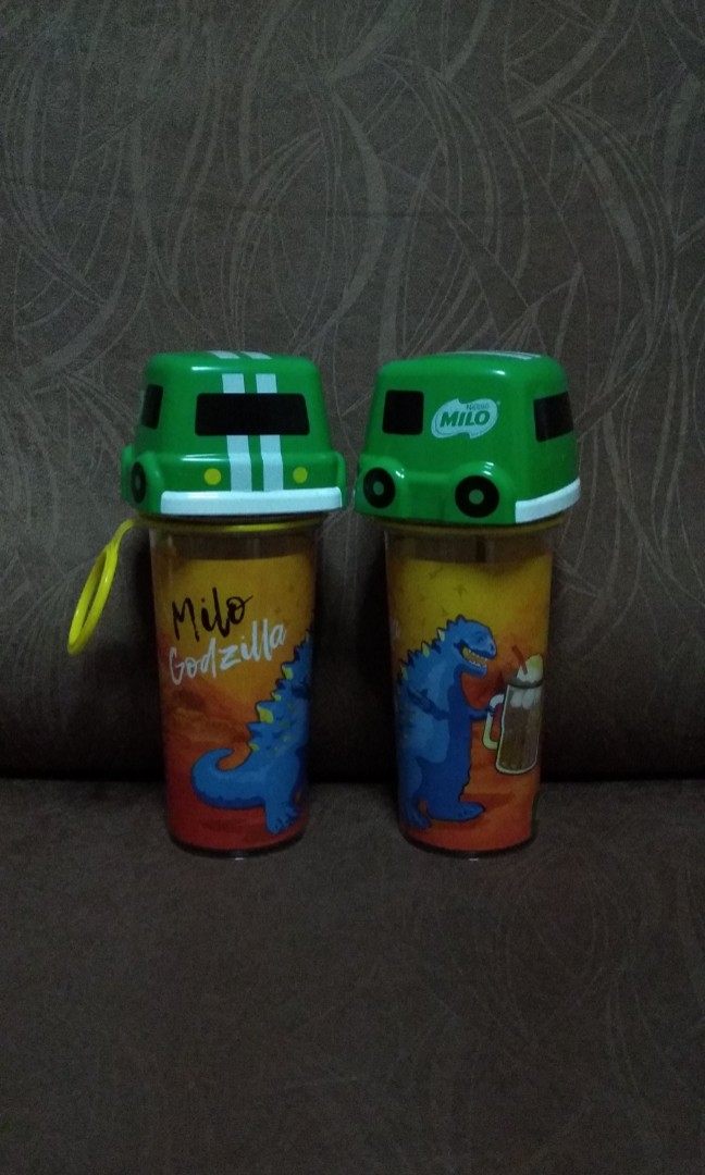 Milo Godzilla bottles, Hobbies & Toys, Toys & Games on Carousell