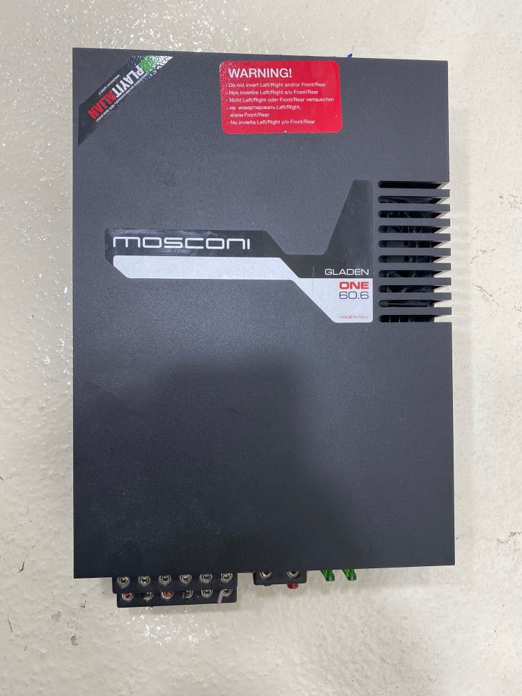 Mosconi Gladen one 60.6, Car Accessories, Accessories on Carousell