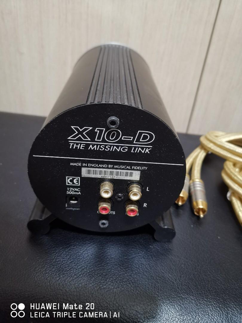 Musical Fidelity X10-D with Musical Fidelity RCA cables, Audio, Other ...