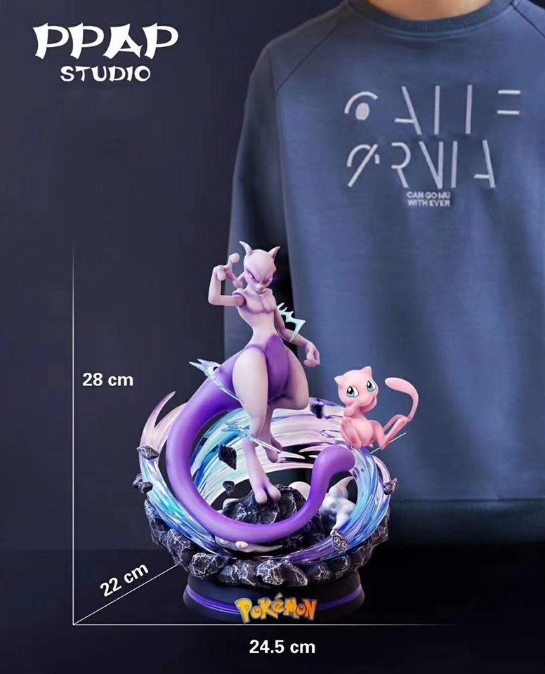 [PO] PPAP STUDIO Pokemon Statue Mewtwo & Mew, Hobbies & Toys, Toys ...