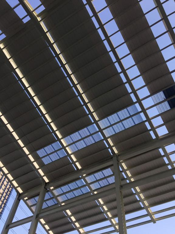 Ribtype uPVC Heat Insulation and Sound Proof Roofing, Commercial ...