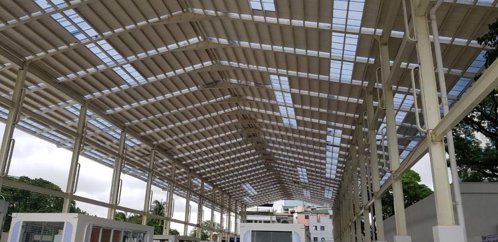 Ribtype uPVC Heat Insulation and Sound Proof Roofing, Commercial ...