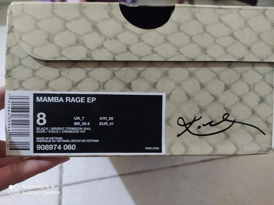 RUSH KOBE MAMBA RAGE, Men's Fashion, Footwear, Sneakers on Carousell