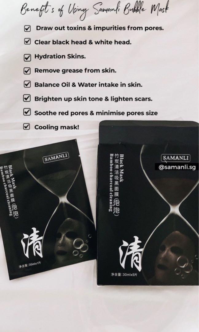 Samanli Bubble Face Mask, Health & Nutrition, Face Masks & Face Shields ...