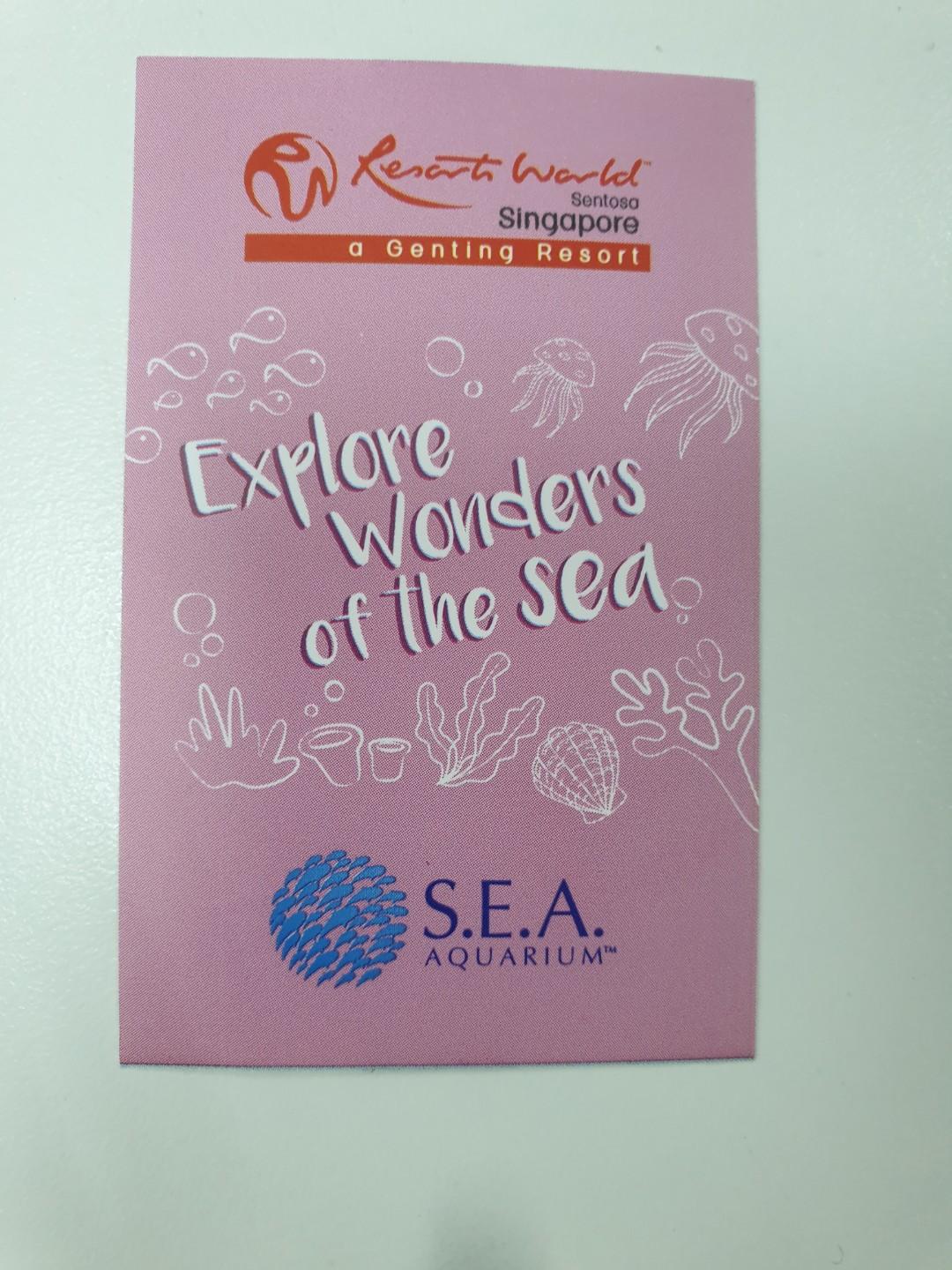 S.E.A Aquarium + Maritime experiential museum ticket, Tickets ...