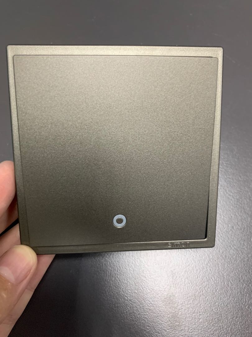 Simon i7 heater switch with blue LED, Furniture & Home Living, Lighting ...